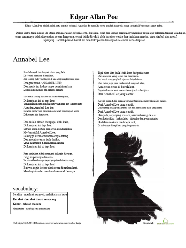 Edgar Allan Poe Annabel Lee PDF | PDF