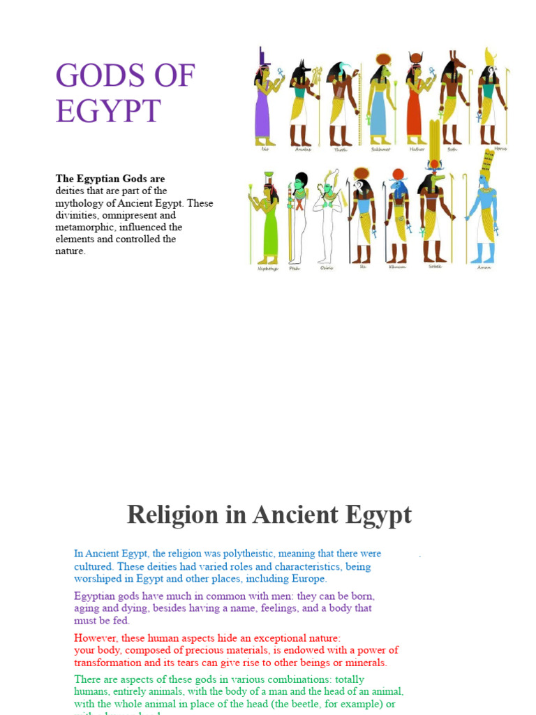 Gods of Egypt - Updated | PDF | Horus | Osiris