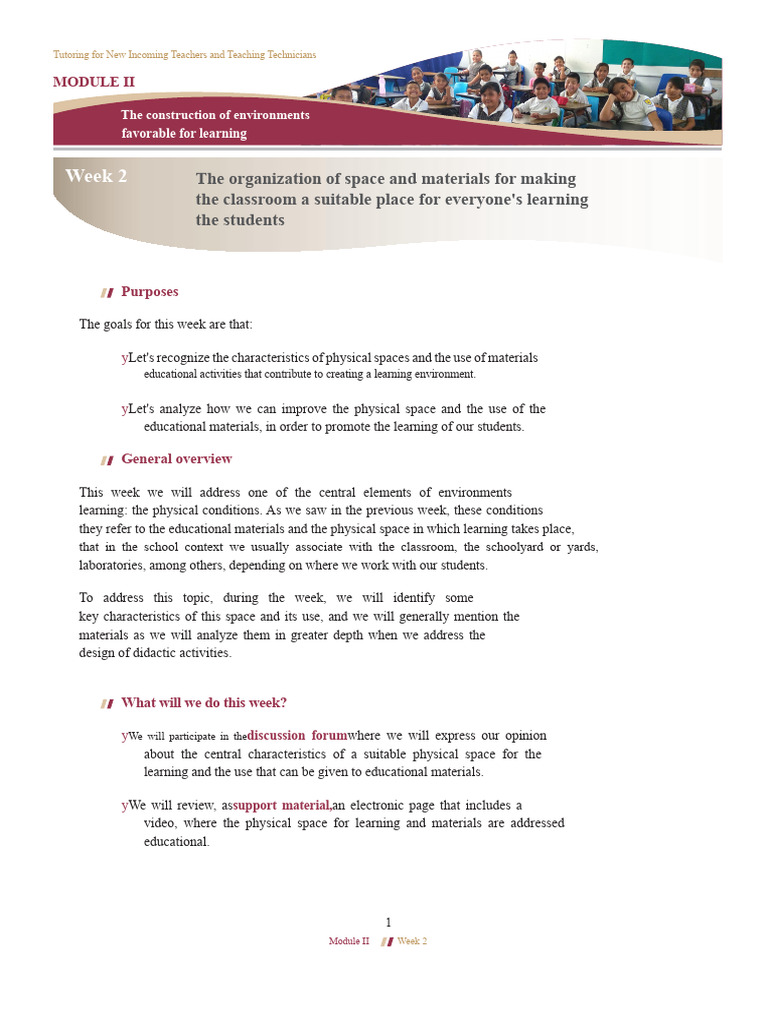 Eb - Tutorial - M2 - Week 2 - Tutorial - 2019 | PDF | Learning | Teachers