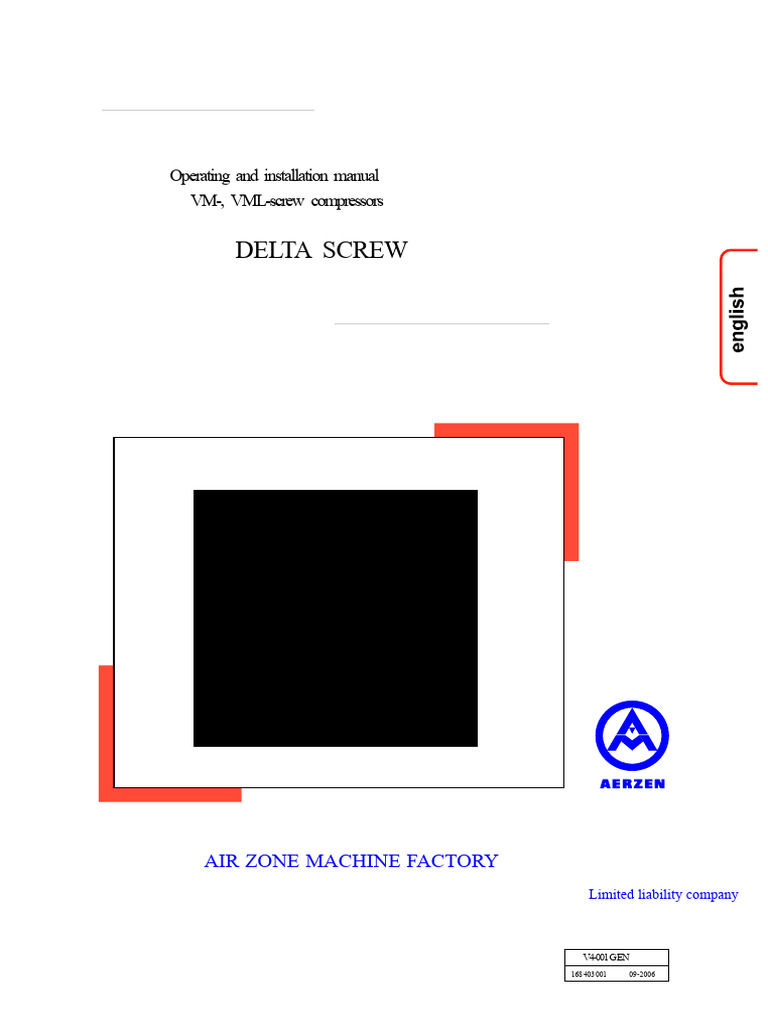 Delta Screw Compressor Manual | PDF | Pump | Engines