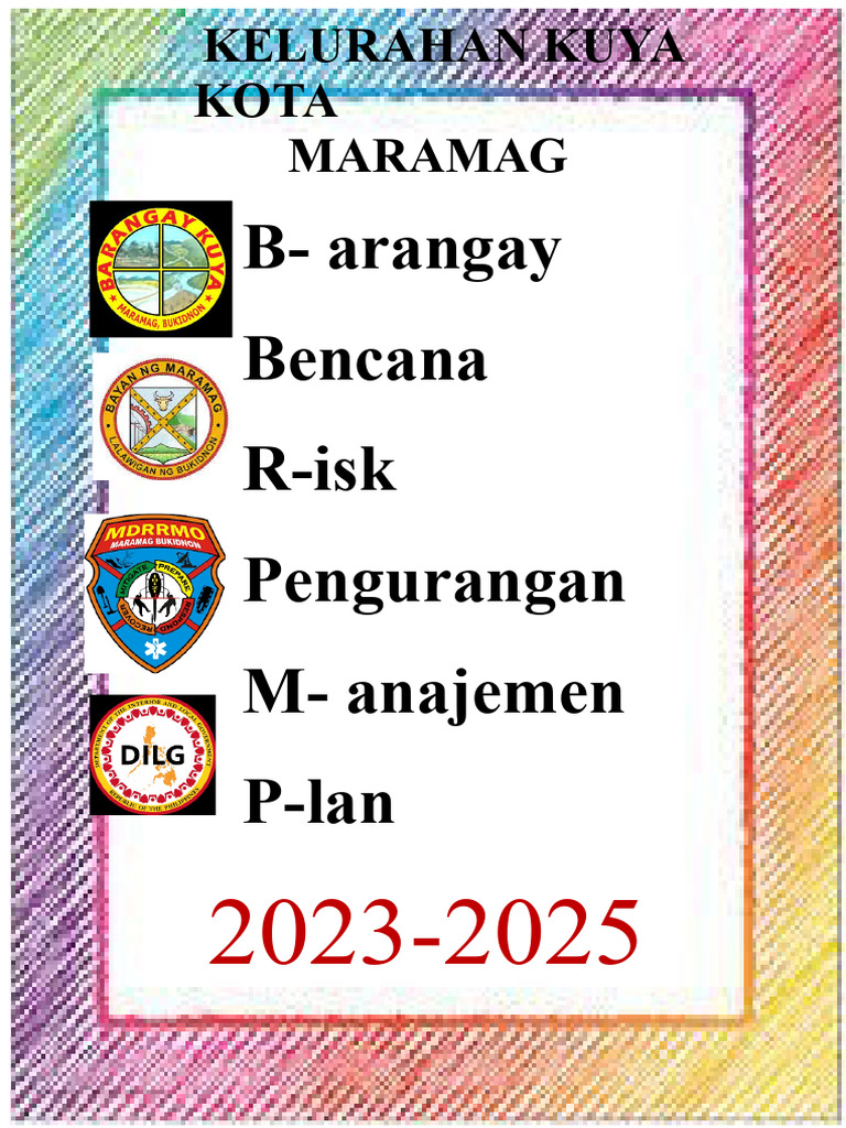 Template BDRRMP 2023-2025 | PDF
