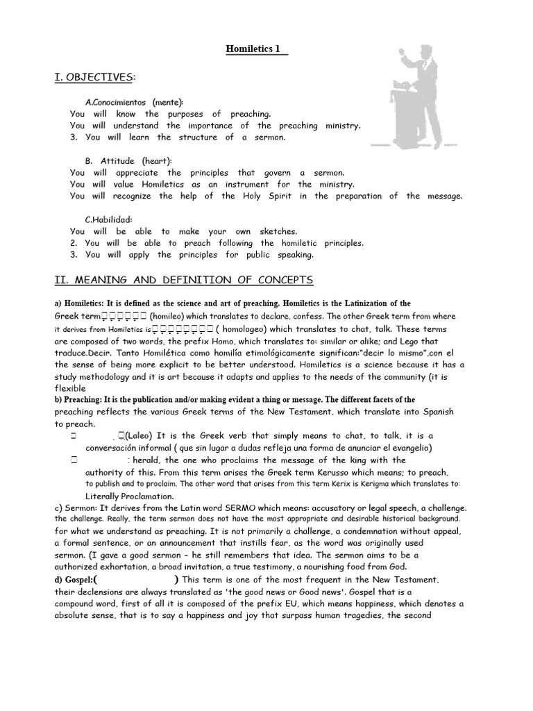 Introduction to Homiletics Principles | PDF | Sermon | Expository Preaching