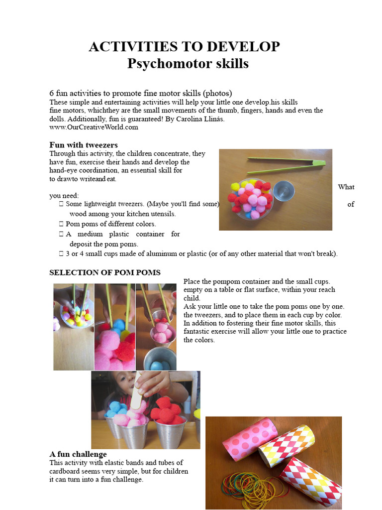 Fine motor skills | PDF
