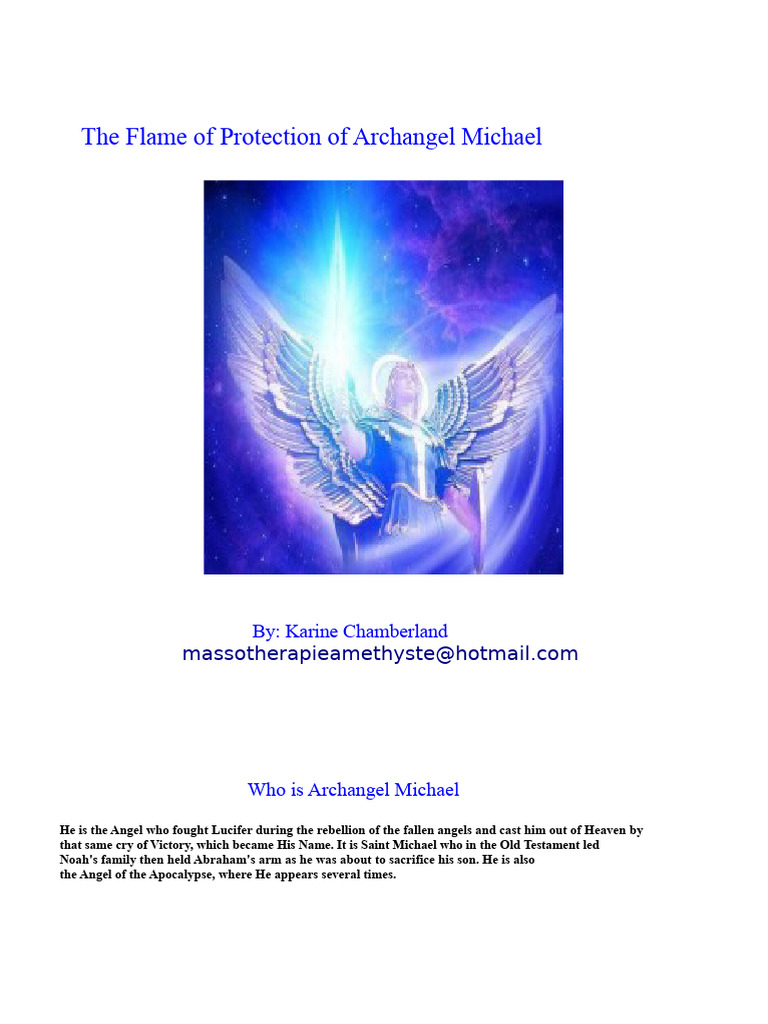 Initiation To The Flame of Protection of Michael | PDF | Michael ...