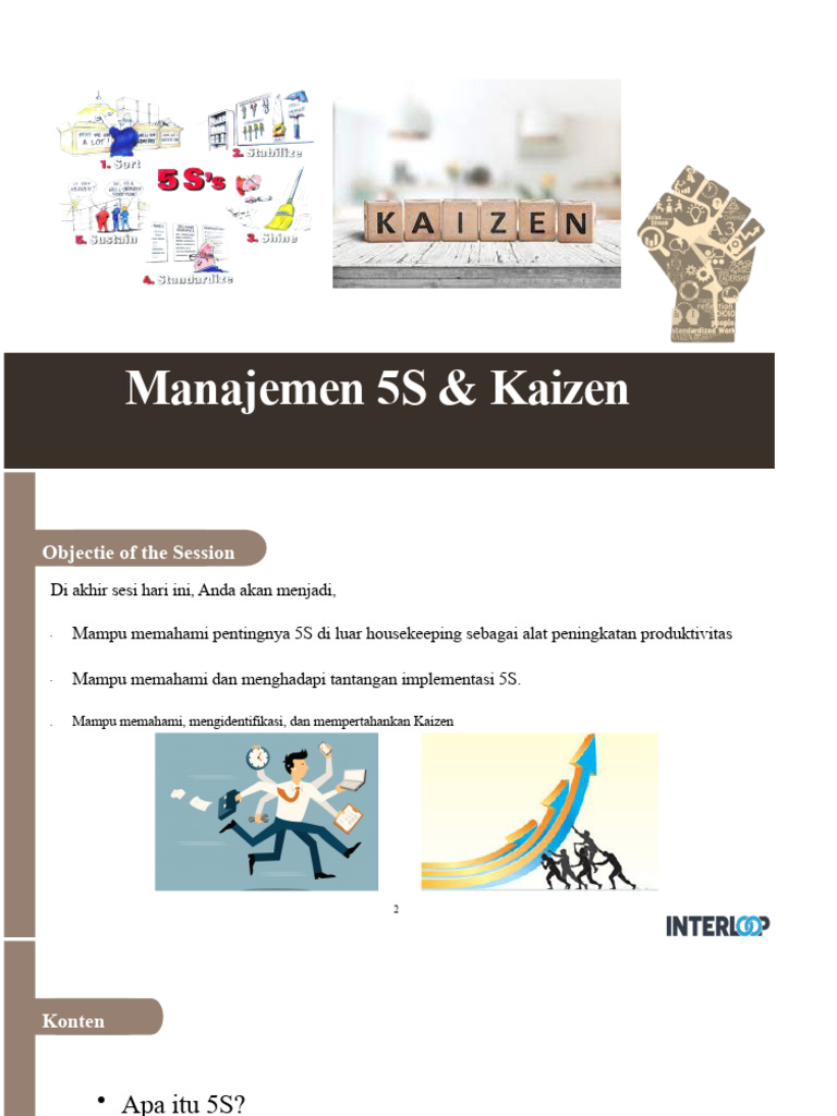 Penerapan 5S dan Kaizen untuk Produktivitas | PDF