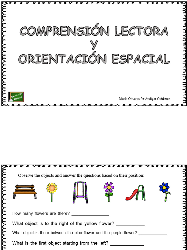Reading Comprehension of Questions and Spatial Orientation | PDF