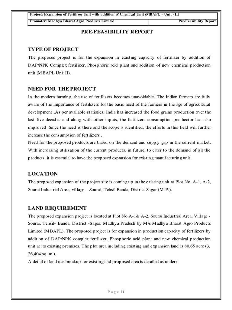 PFR | PDF | Fertilizer | Chemical Substances