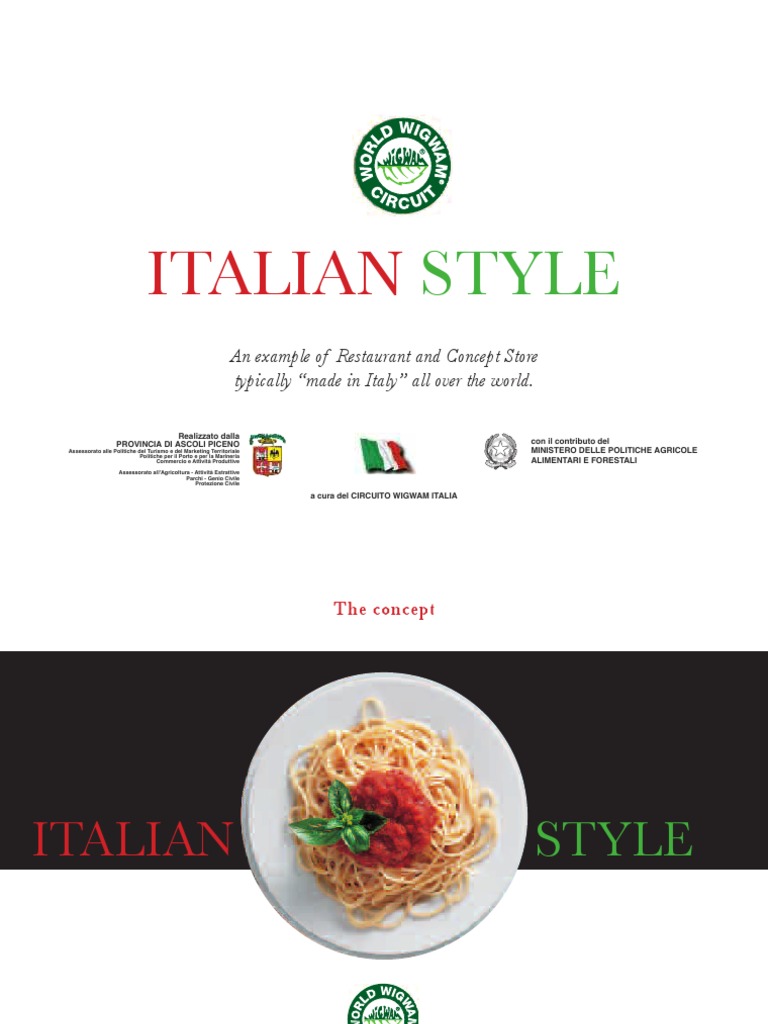 Italian Style Restaurant Concept | PDF | Italy | Restaurants