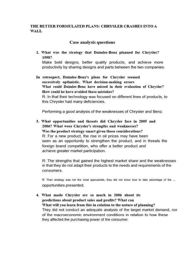 The Best Formulated Plans | PDF