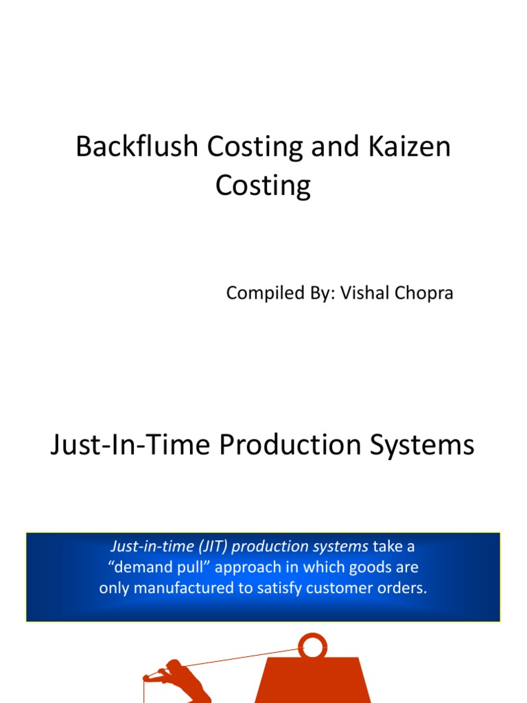 Backflush Costing | PDF | Cost Of Goods Sold | Inventory