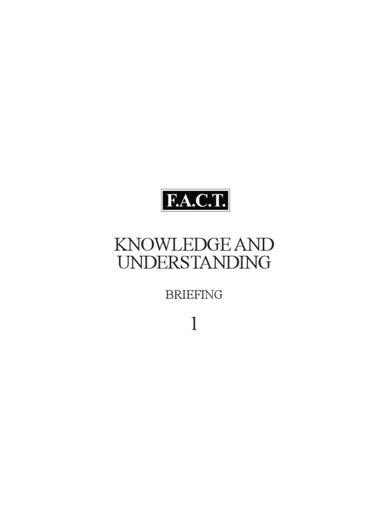 Knowledge & Understanding | PDF | Child Abuse | Psychotherapy