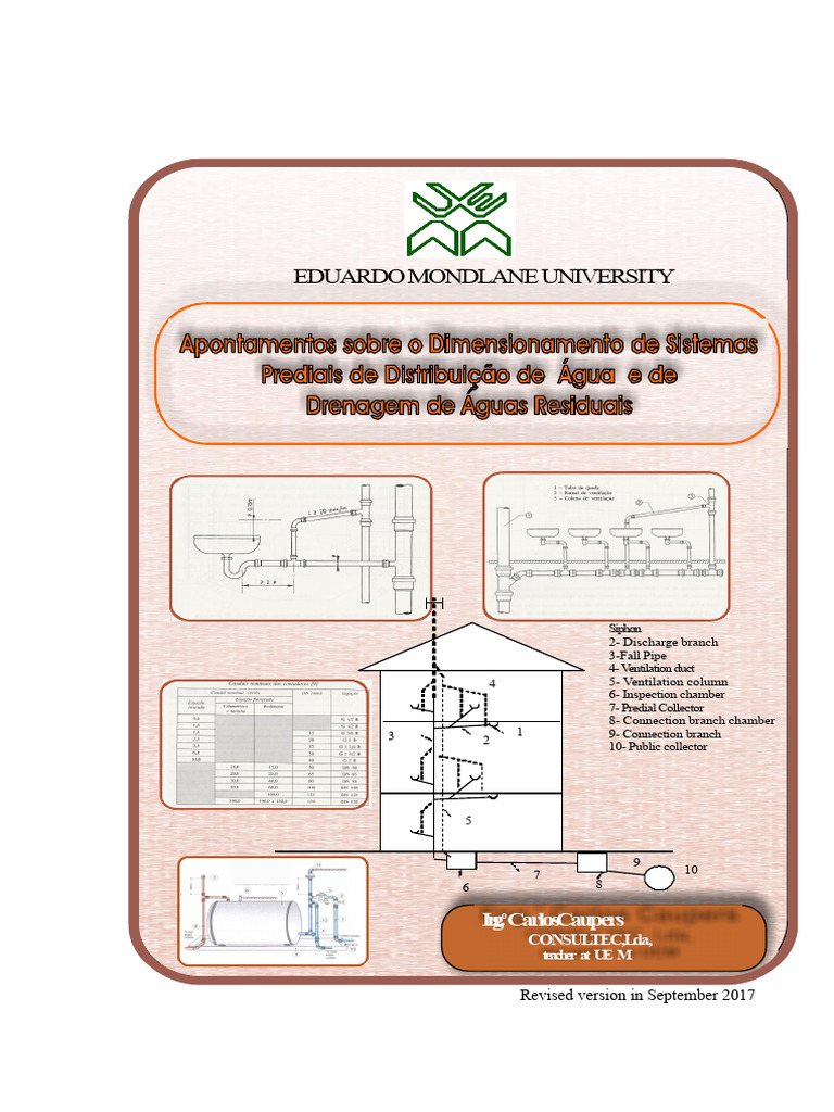 Course On Water Supply and Drainage September 2017 | PDF | Pipe (Fluid ...