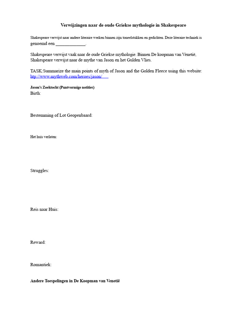 Jason en Het Gouden Vlies | PDF