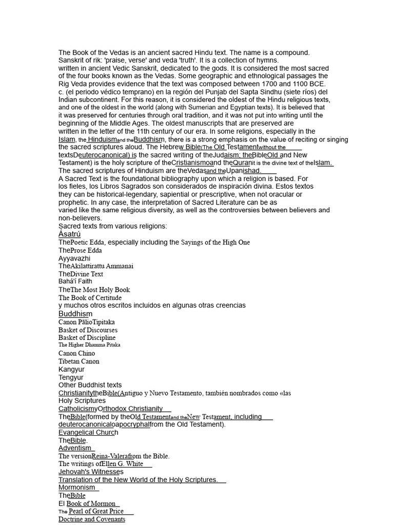 The Book of the Vedas | PDF | Vedas | Religious Texts