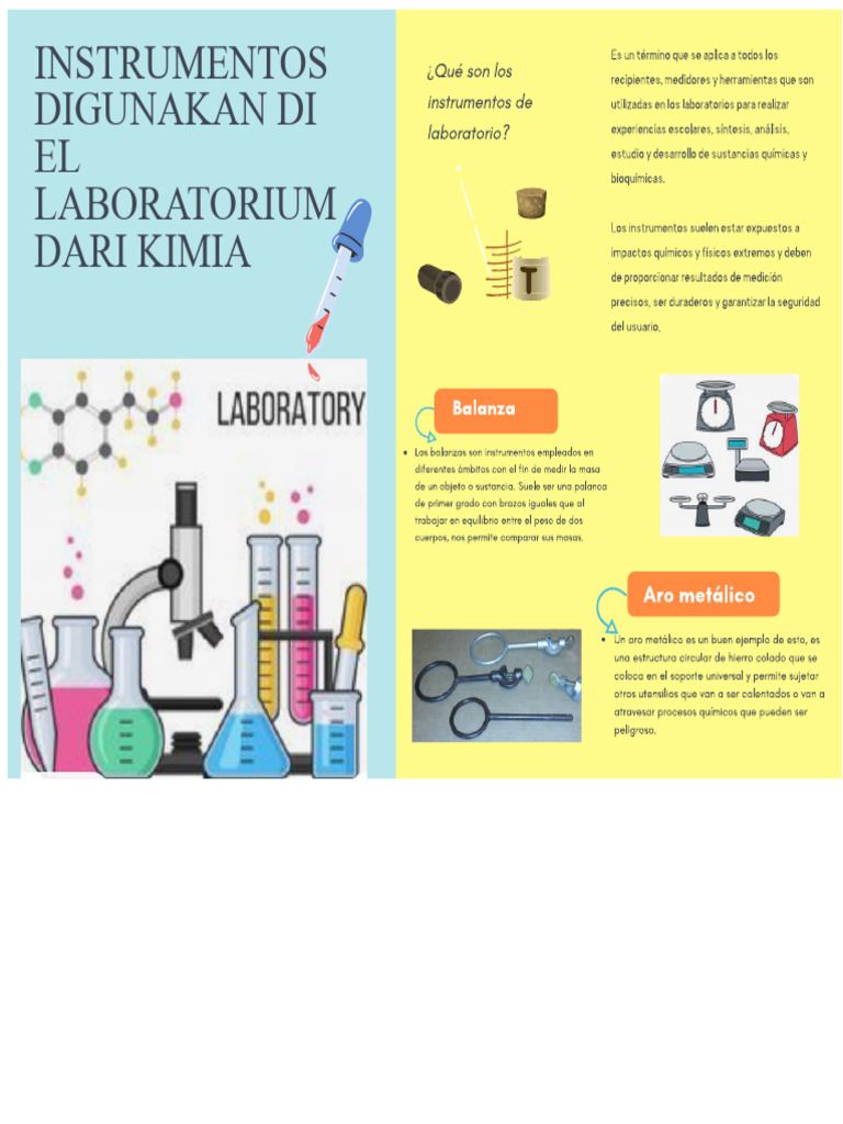 Instrumen Yang Digunakan Di Laboratorium Kimia | PDF