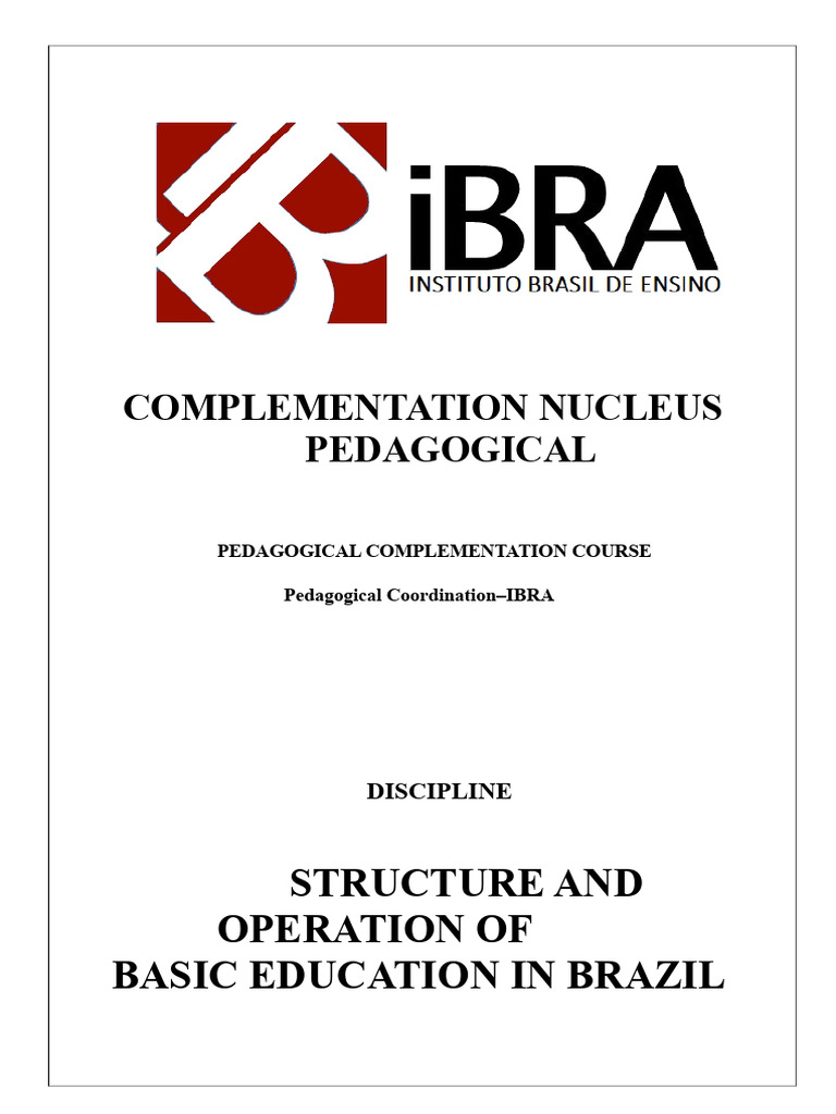 Structure and Functioning of Basic Education in Brazil | PDF | Policy ...