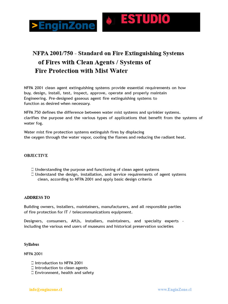 NFPA-2001-750 - Standard On Clean Agent Fire Extinguishing Systems ...