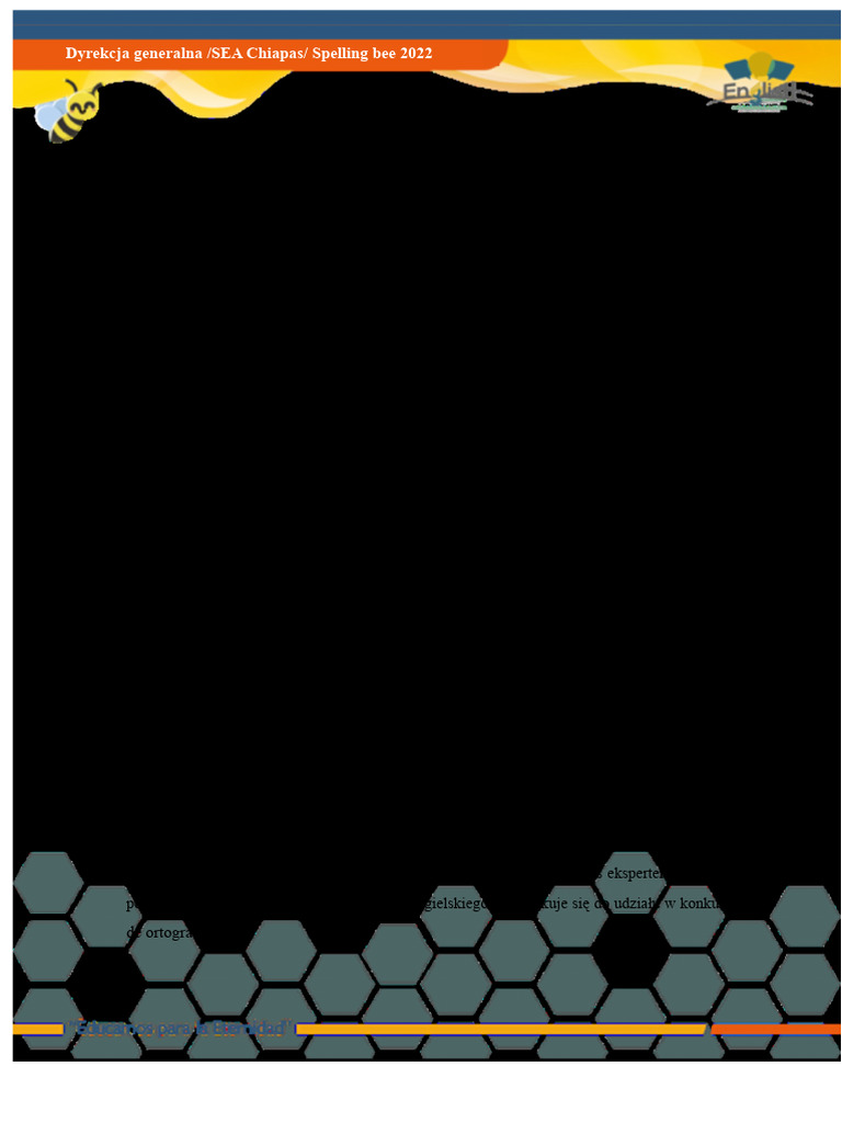 Konkurs ortograficzny 2022 | PDF