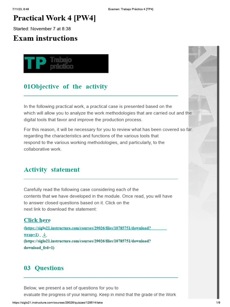 Tp4 Computer Resources 85% | PDF | Methodology | Communication