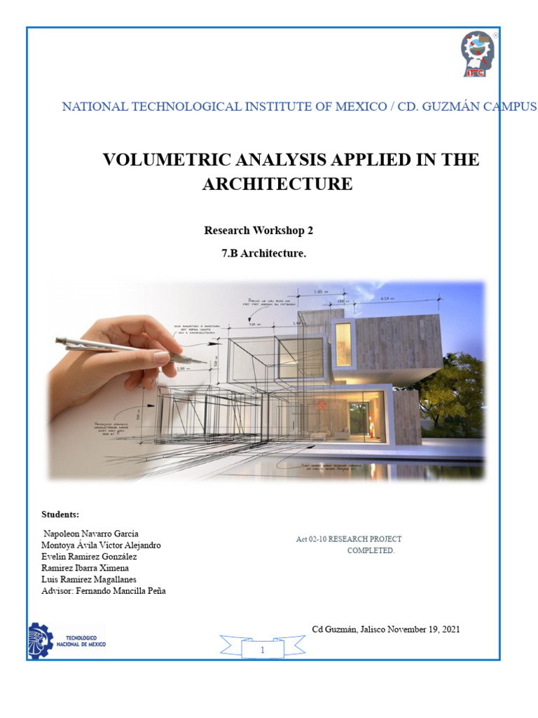 Volumetric Analysis in Architecture | PDF | Minimalism | Volume