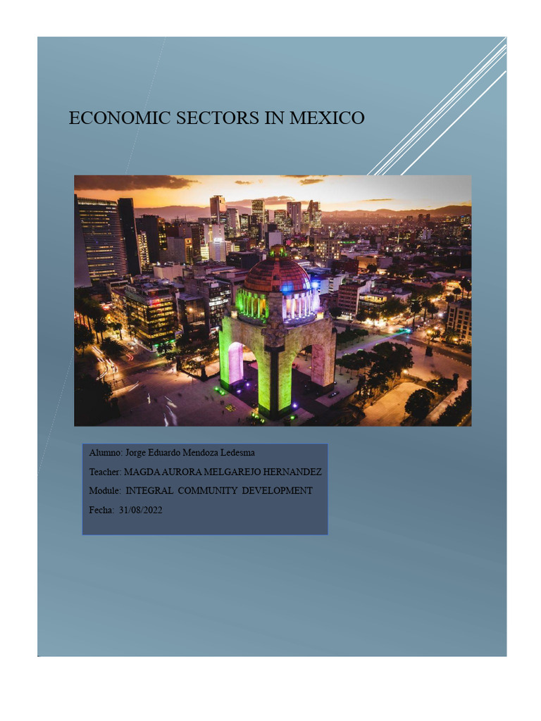 Economic Sectors of Mexico | PDF | Agriculture | Economies