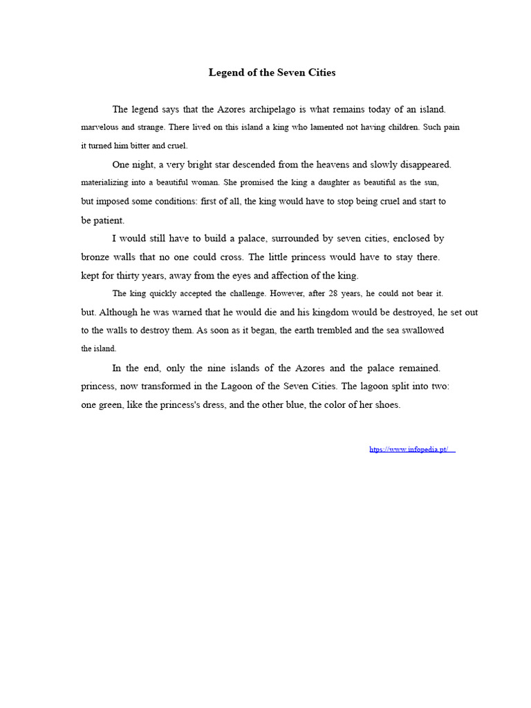 Legend of The Seven Cities | PDF