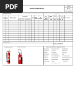 Fire Fighting Equipment Inspection Checklist | PDF