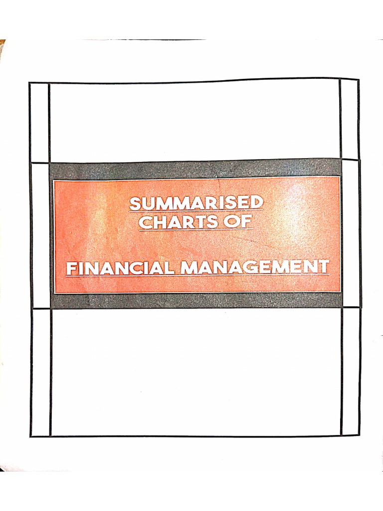 Summarised Charts of FM | PDF | Bonds (Finance) | Preferred Stock