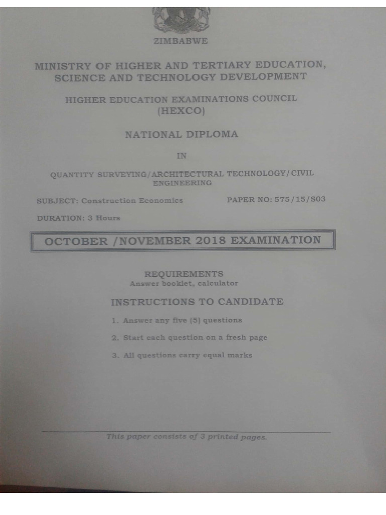 2018 Hexco Papers QS | PDF