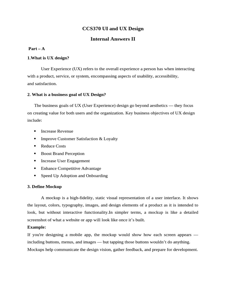 CCS370 UI and UX Design | PDF | Design | Computing