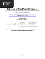 Identifying Biases and Fallacies in Reasoning | PDF | Fallacy | Bias