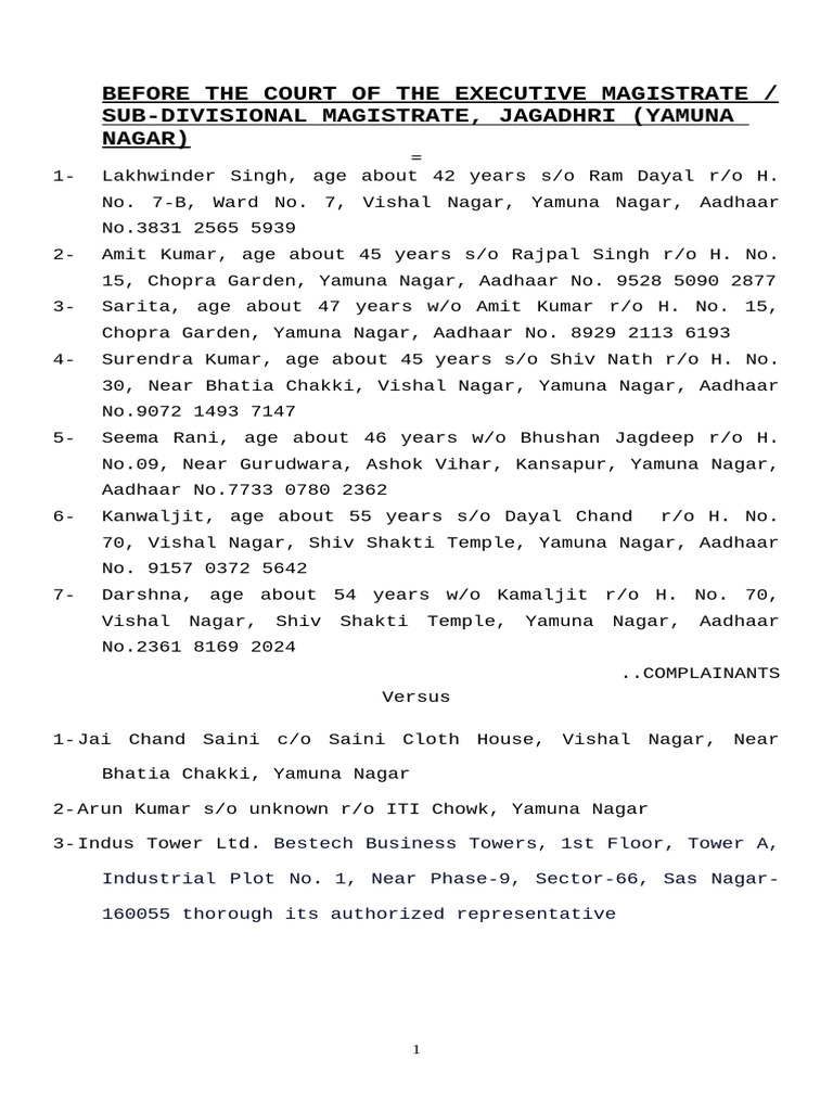 133 - Amended | PDF | Affidavit | Plaintiff