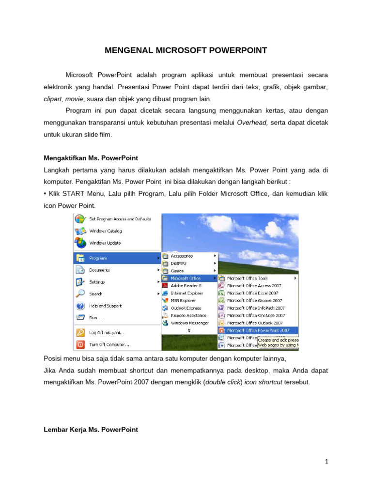 Modul Powerpoint | PDF