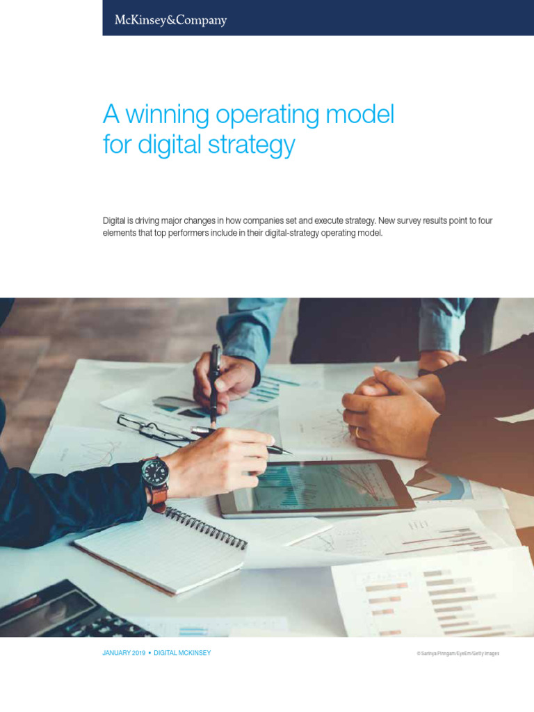 A Winning Operating Model for Digital Strategy NOT IMP | PDF | Mergers And Acquisitions | Innovation