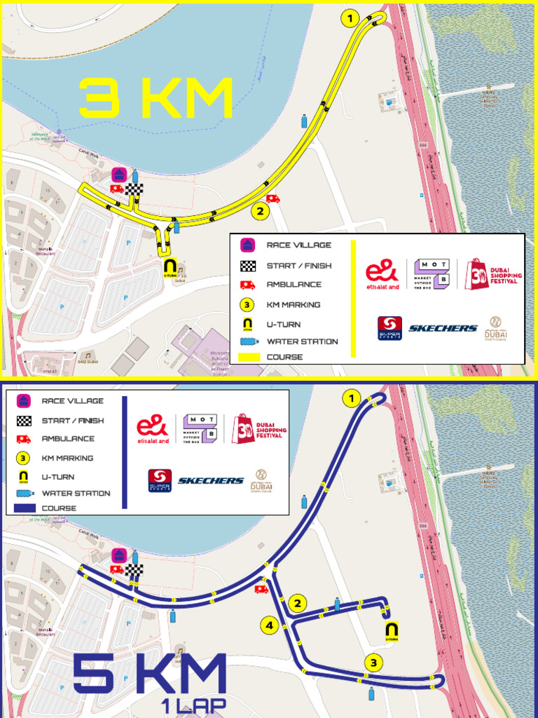 DSF Neon Run Course Map | PDF