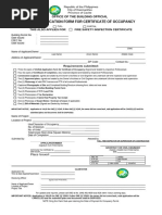 Unified Application for Occupancy Permit | PDF
