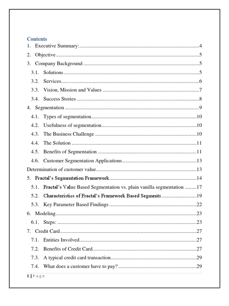 Credit Card Customer Segmentation Guide | PDF | Credit Card | Market ...