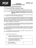 Sample Tender Document Template | PDF | Specification (Technical ...