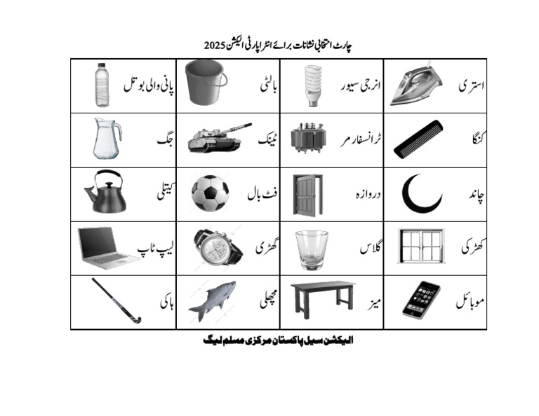 Election SYmbols 2025 | PDF