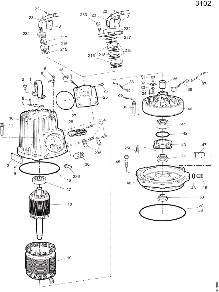 Serial Number Parts List (BOM) - 3102.060-1870054 Tekening 1 | PDF