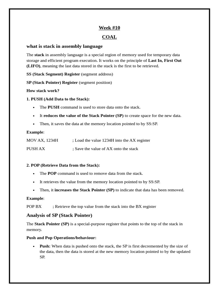 Week #10 Coal | PDF | Software Engineering | Computer Programming
