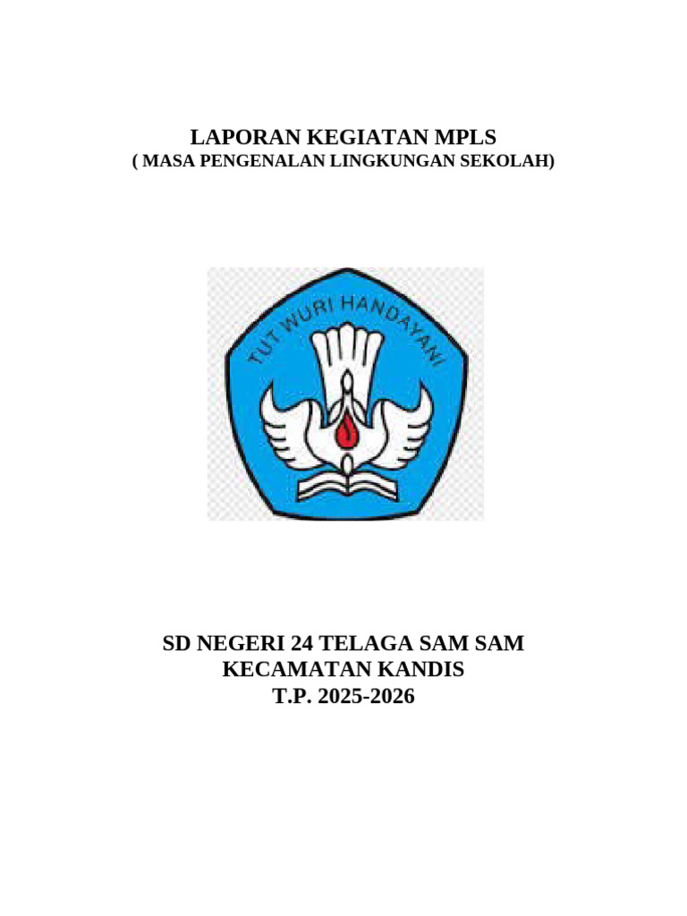 MPLS 2025 SD Negeri 24 Telaga Sam Sam | PDF
