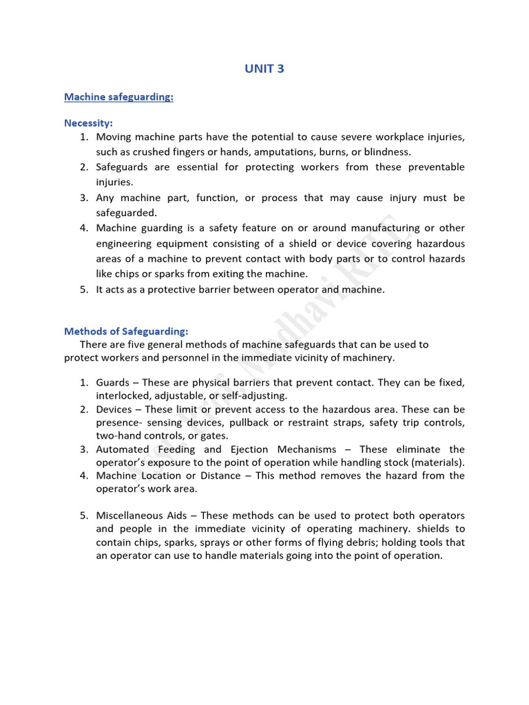 Machine Safeguarding and Hazards Guide | PDF | Fires | Hazards