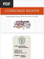 Class 10 Consumer Rights Project | PDF | Consumer Protection | Justice