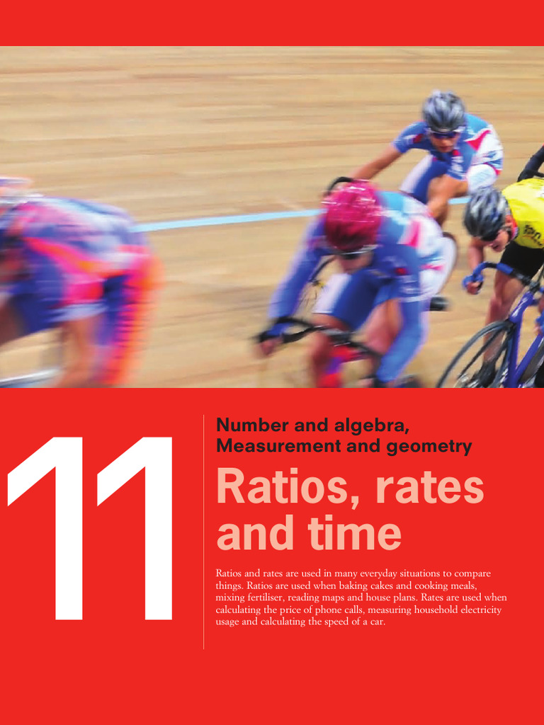 Ratios, Rates, and Time Explained | PDF | Ratio | Length