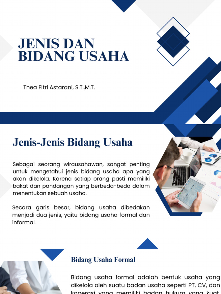 Jenis Dan Bidang Usaha | PDF