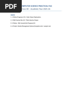 Python & MySQL Practical Lab Programs | PDF
