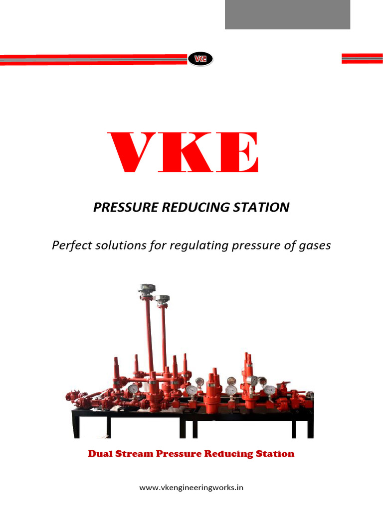 Pressure Reducing Station With Dual Stream | PDF | Valve | Gases