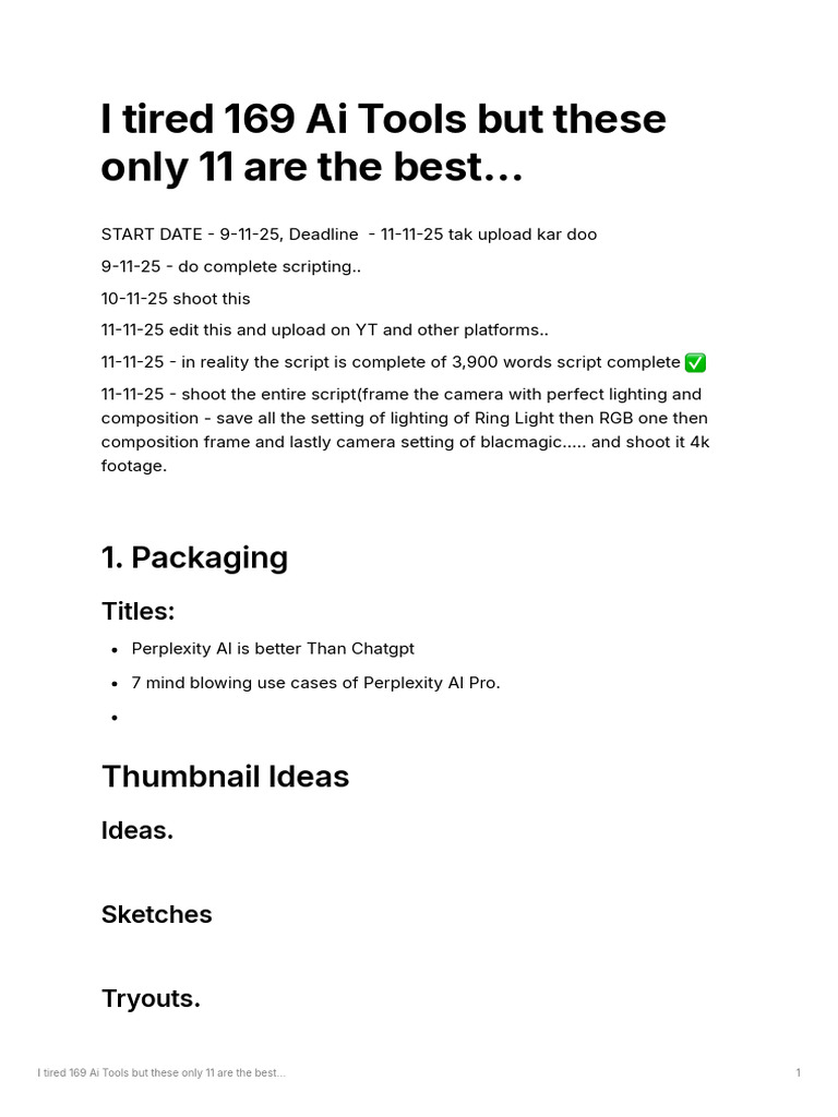 Ai Tools | PDF