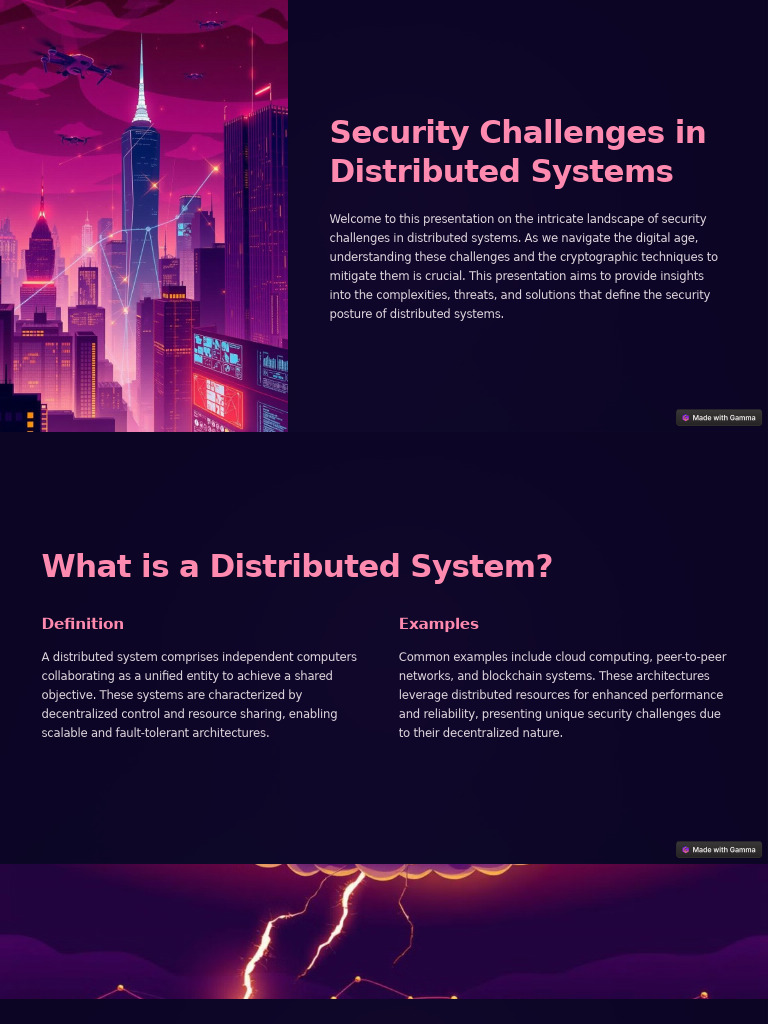 Security Challenges in Distributed Systems | PDF | Security | Computer ...